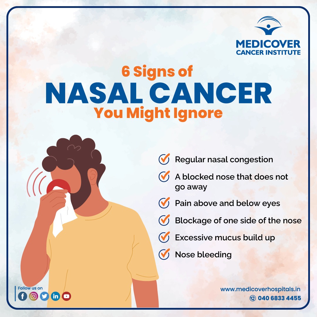 Nasal Cancer Symptoms Pictures