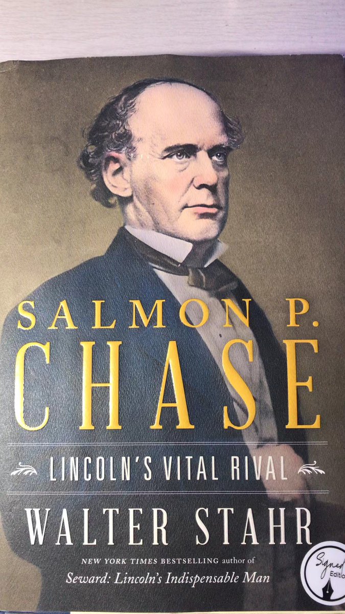 1/3 I just finished reading Walter Stahr's 700-page biography of Salmon ...