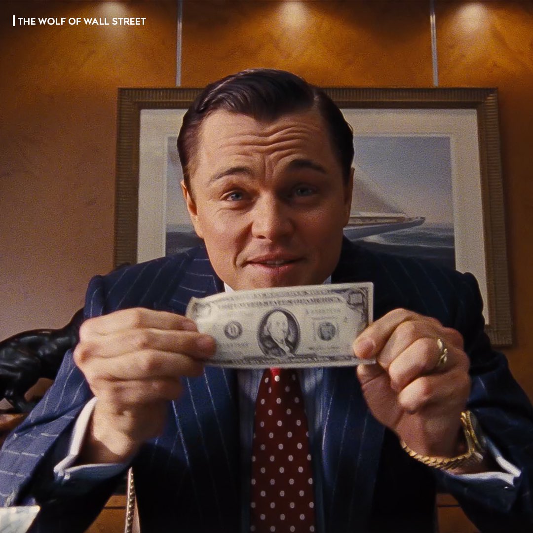 Wolf Of Wall Street Money Gif