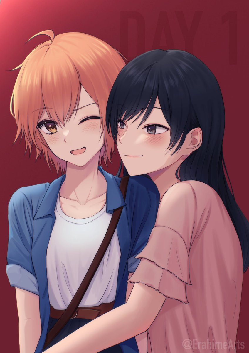 Daily Yuri Fix 🍊🍋 on Twitter: "RT @ErahimeArts: #BloomIntoYou #YagaKimi Yuu and Touko"