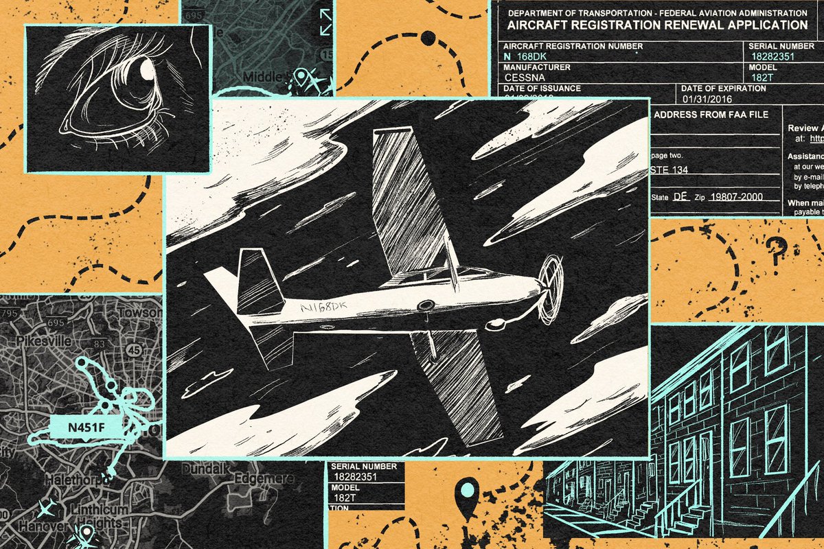 An FBI Surveillance Plane is circling W」|Evangeline Gallagherの漫画