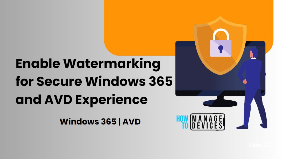 HTMD Community on Twitter: "[New Post]⚙️Enable Watermarking for Secure Windows 365 and AVD ...