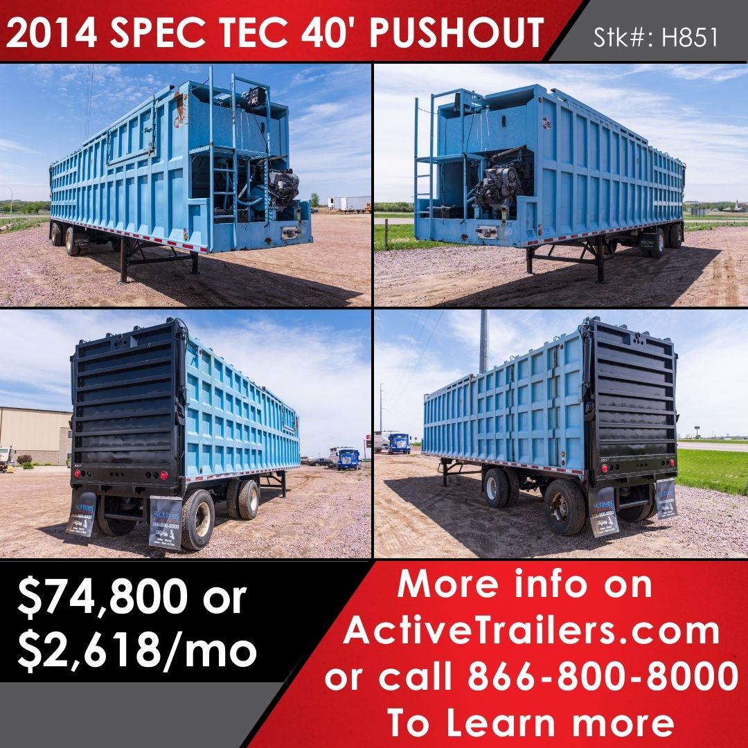 Active Trailers on Twitter: "Are you looking for a pushout trailer for your operations? We have ...