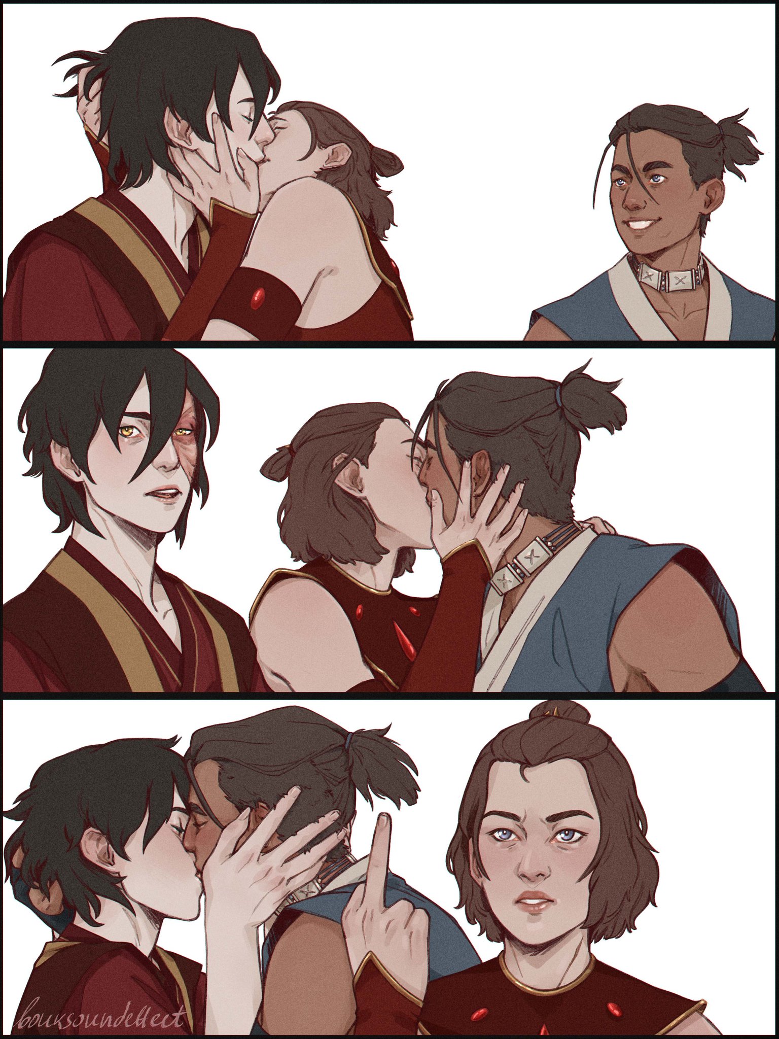 Zuko And Suki Kiss Avatar Der Herr Der Elemente Prince Zuko GIF Auf