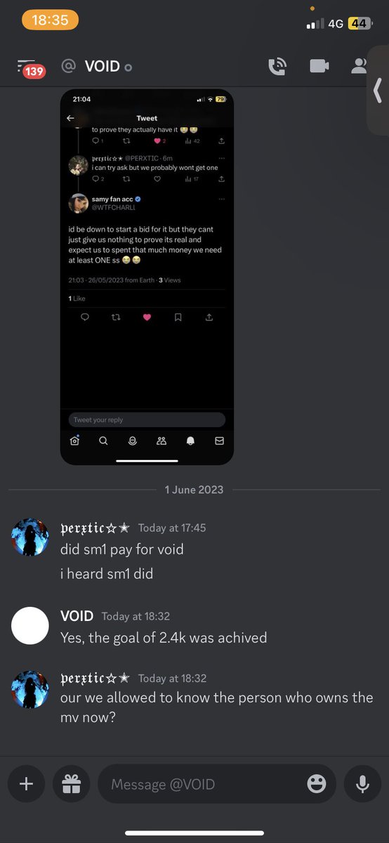 𝔭𝔢𝔯𝔵𝔱𝔦𝔠☆ OLABABY OUT 5th June🤍 on Twitter: "🚨VOID IS COMING 🚨 the 2.4k has been achieved and ...