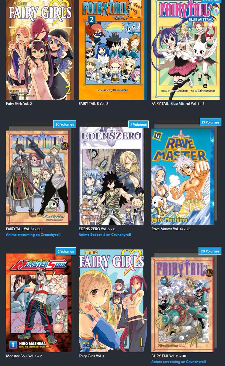 Wario64 on Twitter: "Humble Book Bundle: Hiro Mashima Universe https://bit.ly/3WRkJZ2 #ad"