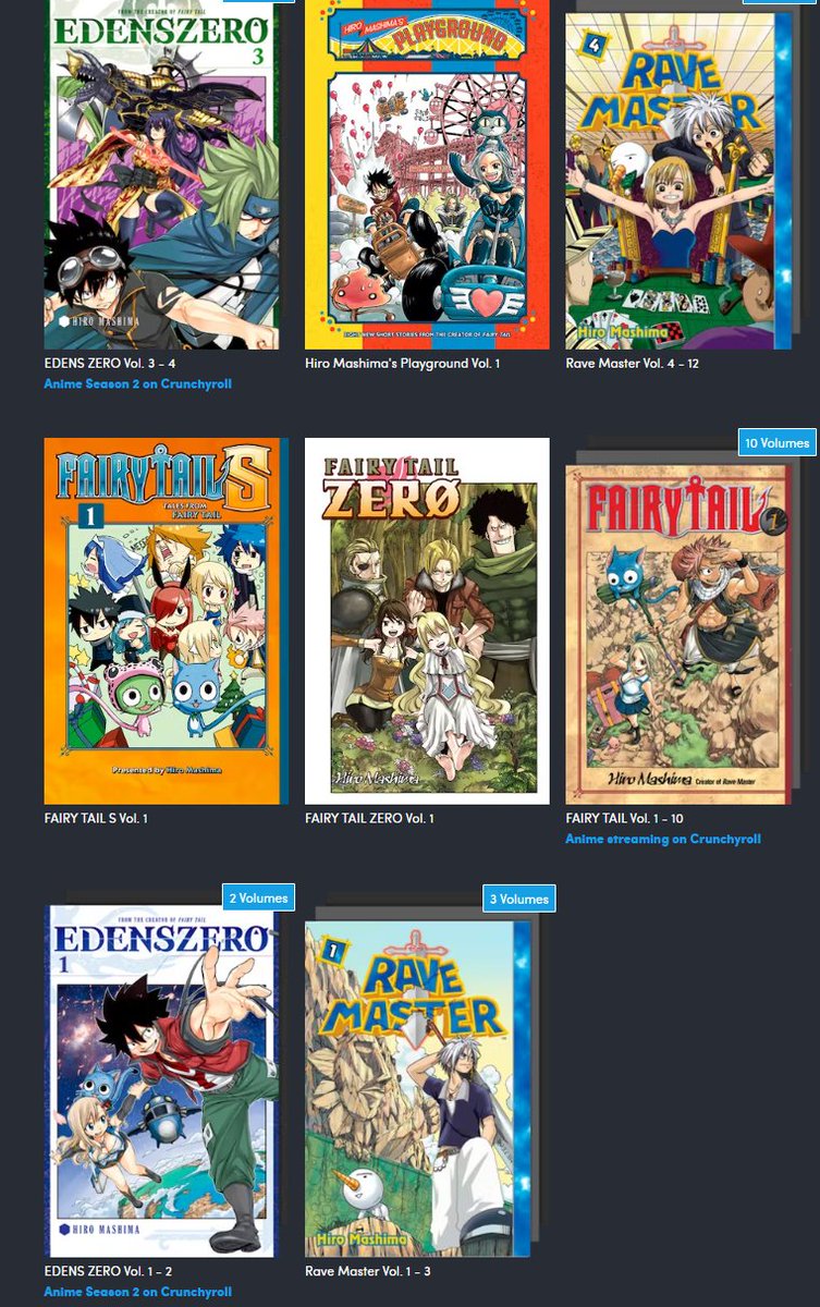 Wario64 on Twitter: "Humble Book Bundle: Hiro Mashima Universe https://bit.ly/3WRkJZ2 #ad"