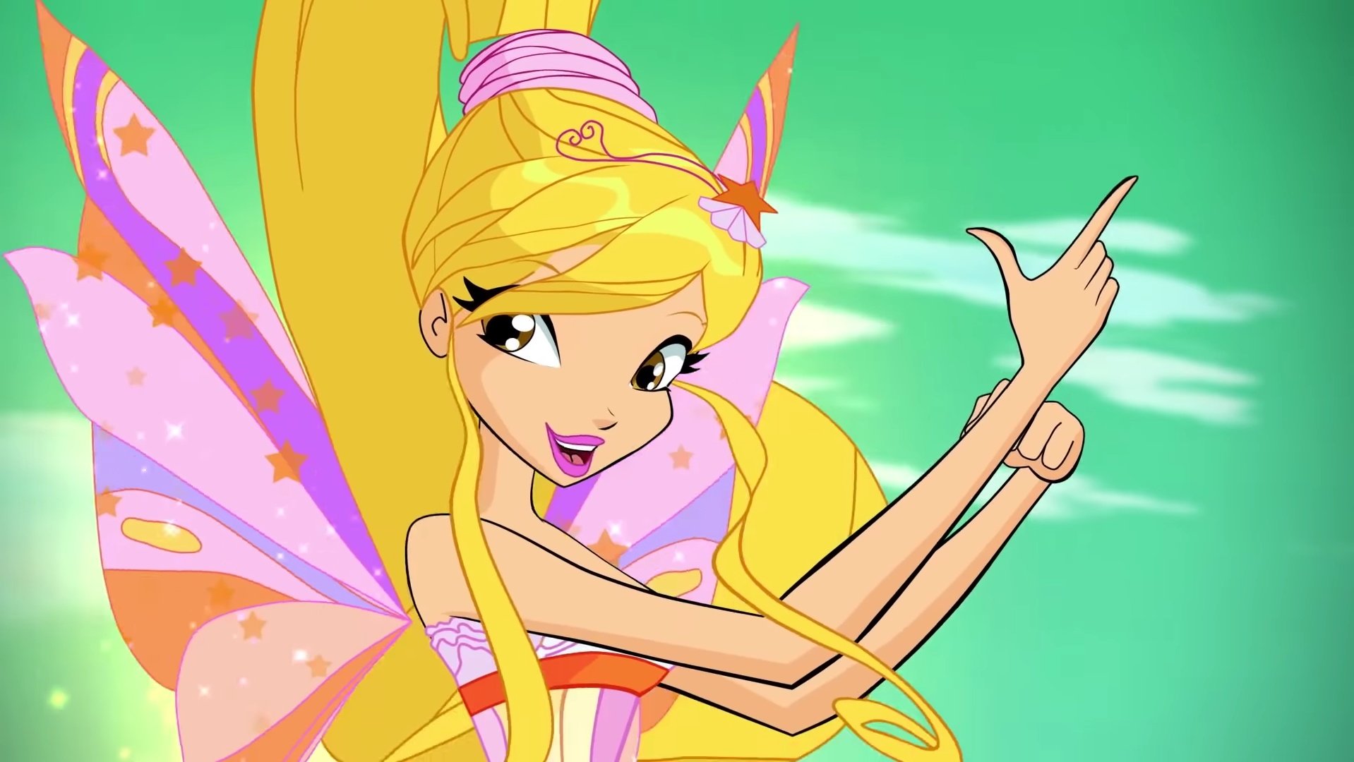 Winx Club Stella Harmonix Transformation