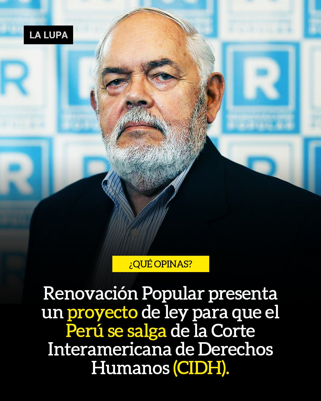 La Lupa On Twitter Renovación Popular Ha Presentado Un Proyecto De