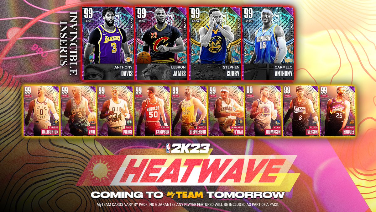 NBA 2K MyTEAM on Twitter: "The biggest Heatwave of the summer is coming tomorrow with Invincible ...