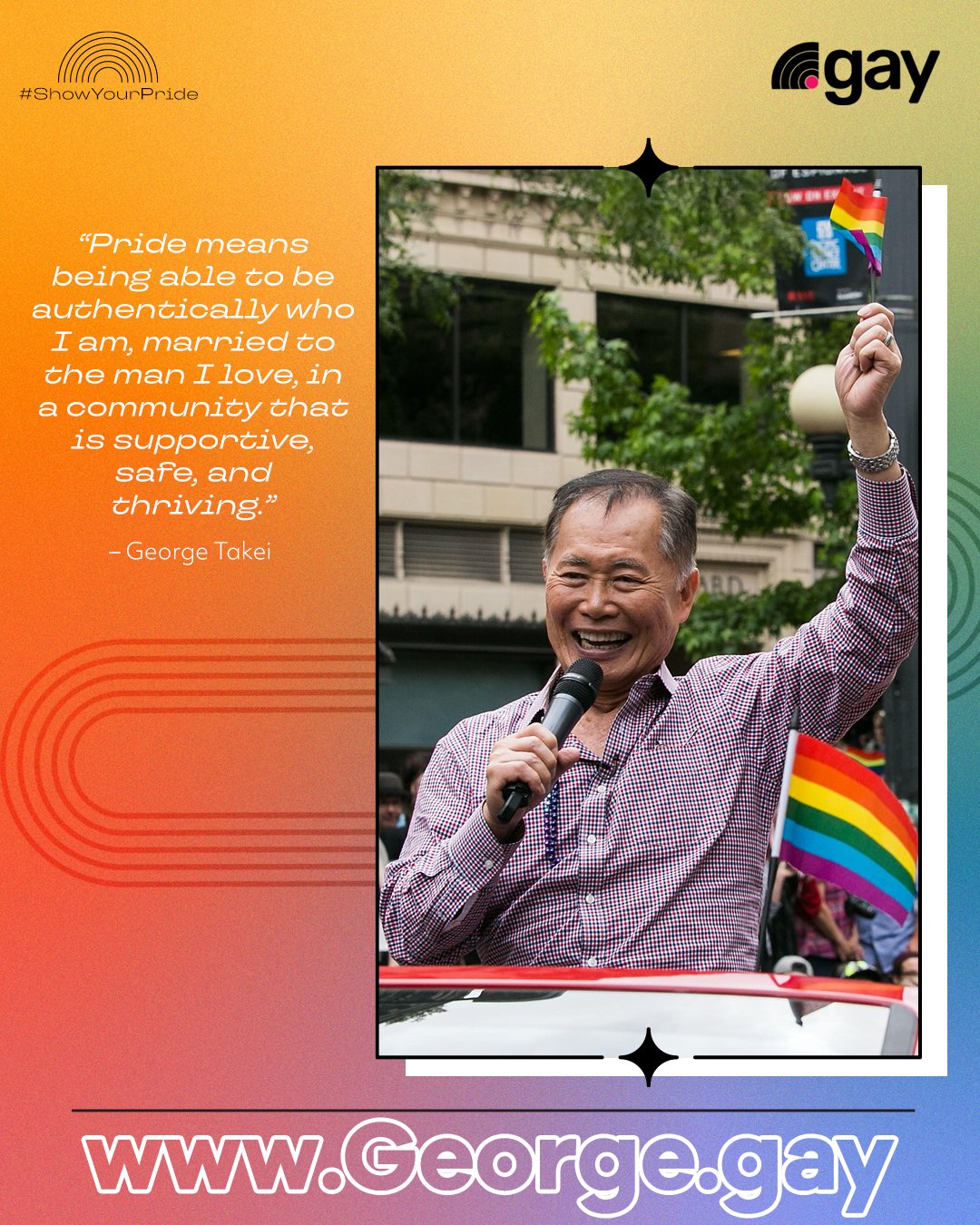 George Takei on Twitter: "This Pride Month, I’m proud to stand in ...