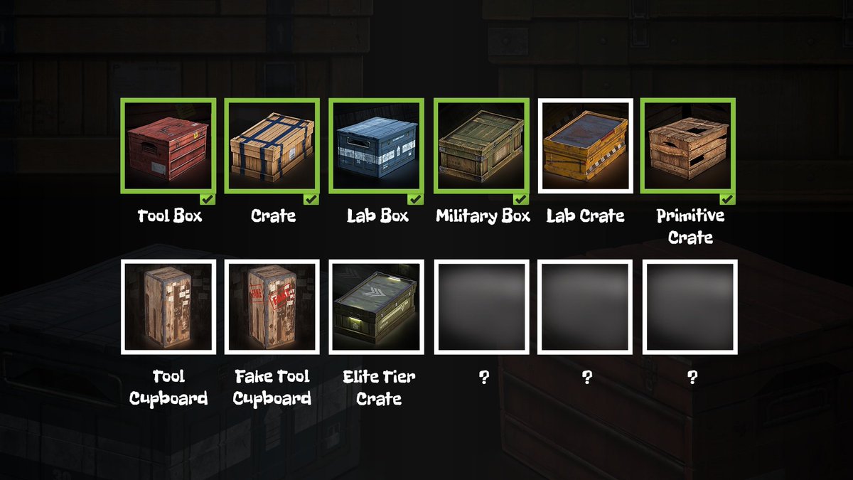 黒い風＠RUST布教者 on Twitter: "【RUSTスキン情報 今週のスキン 「Primitive Crate」の小箱。 ゲーム内に湧く、RUSTボックスシリーズ。 この実装で全5種と ...
