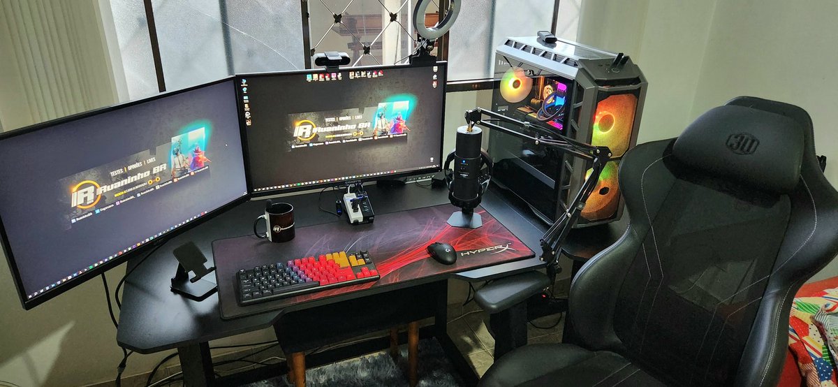 RuaninhoBR (Gabriel Ruano) on Twitter: "Algumas fotos atuais do setup, ainda tentando organizar ...