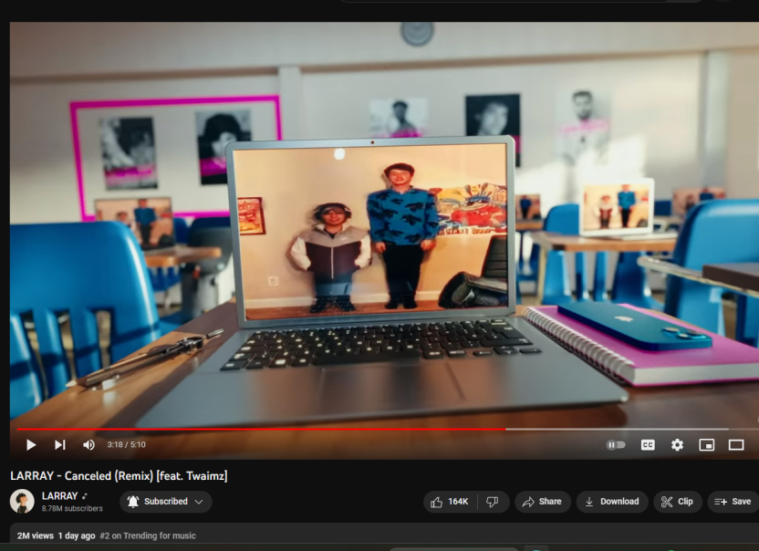 ~Jazzy~ on Twitter: "I noticed that in @larray 's new music video/remix of Canceled, they used ...