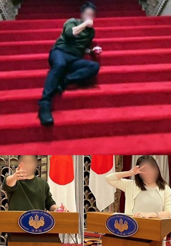 六衛府 On Twitter 自分は公表するのを自粛していただけのことで、参加者の礼儀の正しさは微塵も無く自分には悪ふざけに見えました。元ツイ赤絨毯集合写真の翔太郎はサンダル履きです。他の