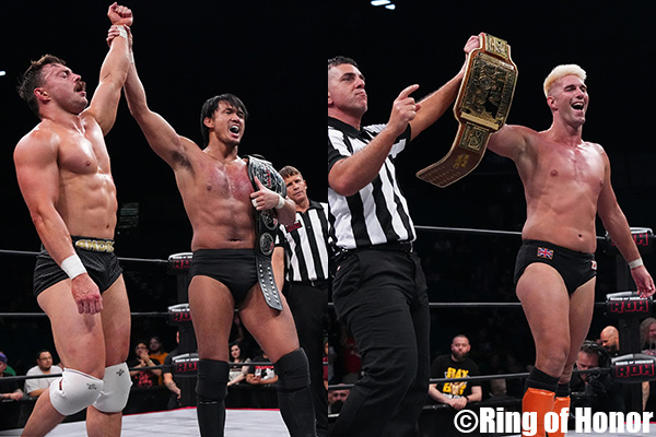 NJPW Global on Twitter: "As NJPW invaded Ring of Honor this week, Zack Sabre Jr. and Katsuyori ...