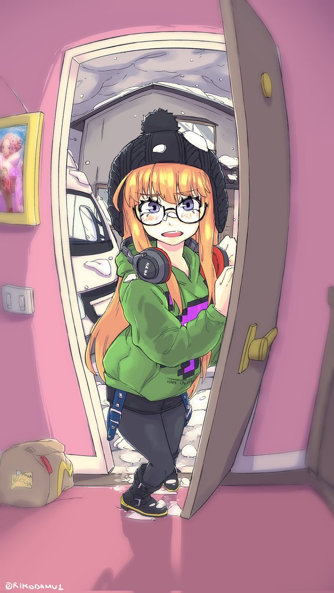 Rikodamu Ceo Of Futaba On Twitter Pov She Was Too Excited Cause She Saw The Snow Falling