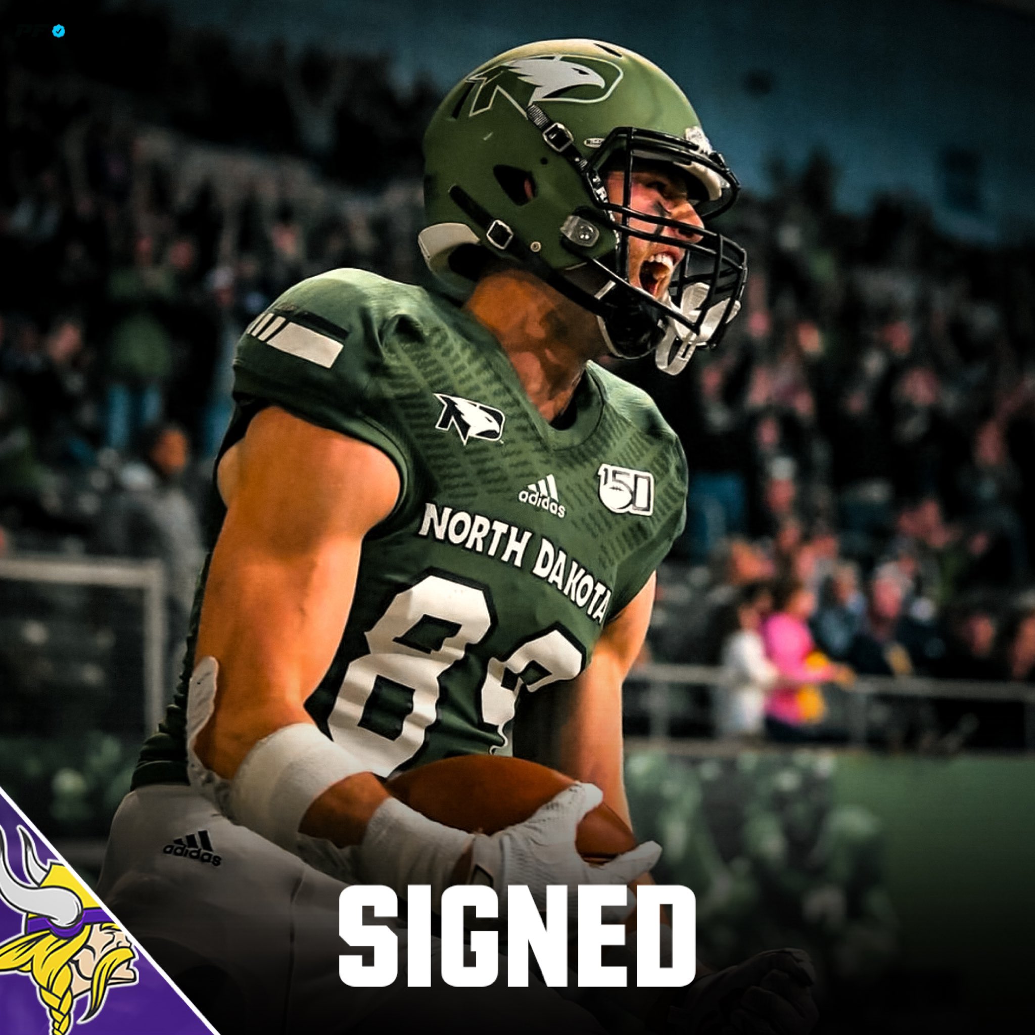 Tanner Phifer on Twitter: "The #Vikings have signed UDFA WR Garett Maag out of North Dakota, per ...