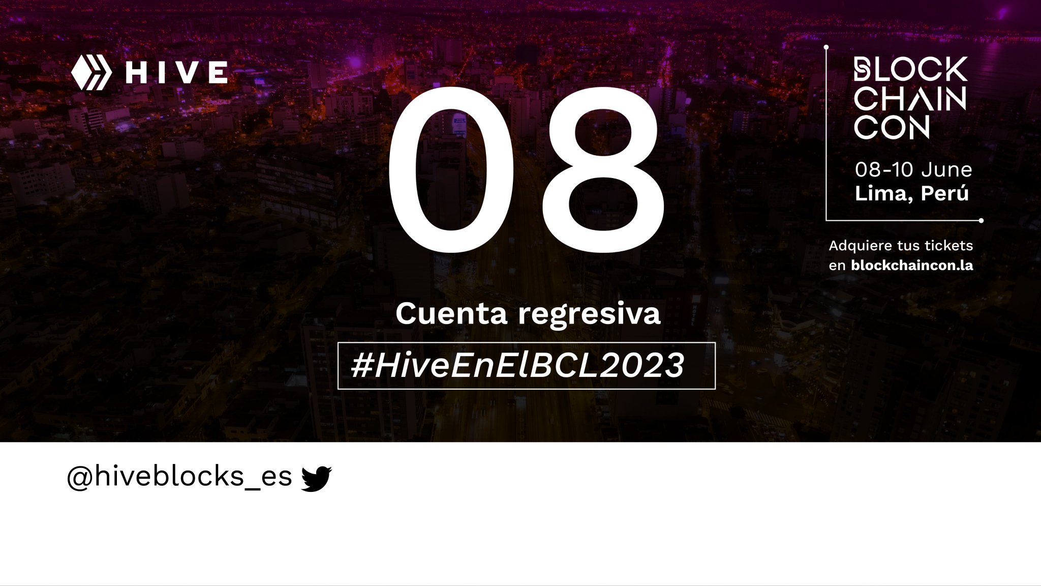 Hive en español #Web3 on Twitter: "♦️ Arrancamos la cuenta regresiva de la BLOCKCHAINCON LATAM ...