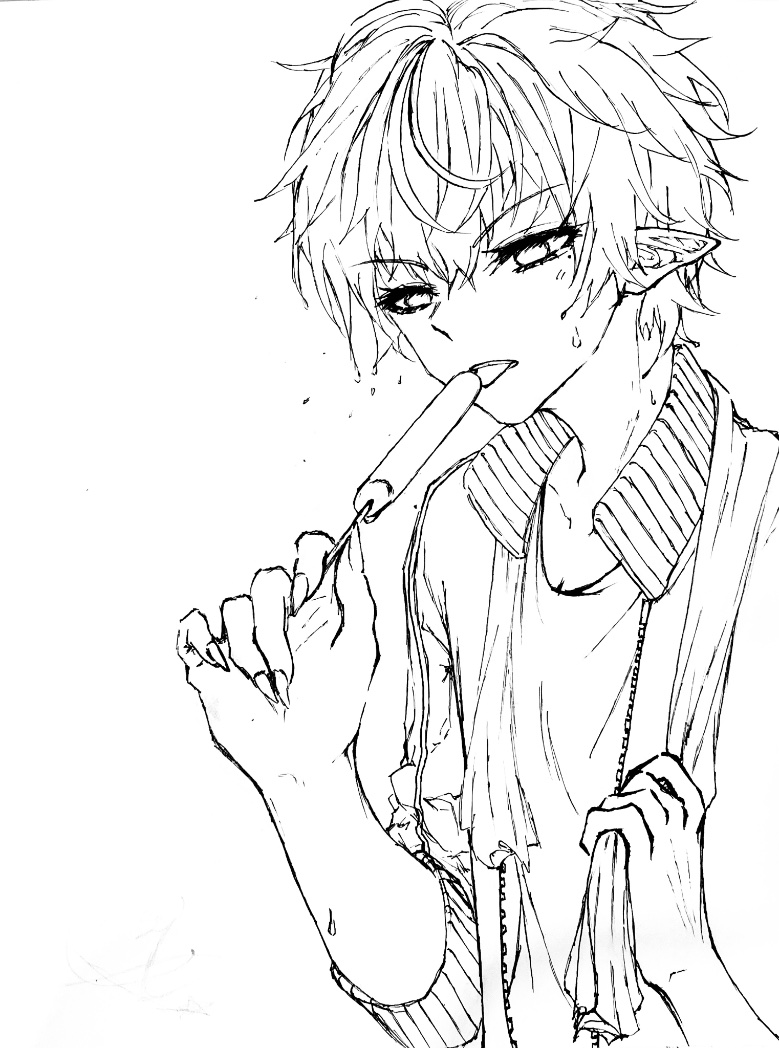 sd🦉 on Twitter: "RT @nagi__art1209: 【にじさんじ 葛葉】WIP お風呂上がり※妄想 #KuzuArt #workinprogress #線画"