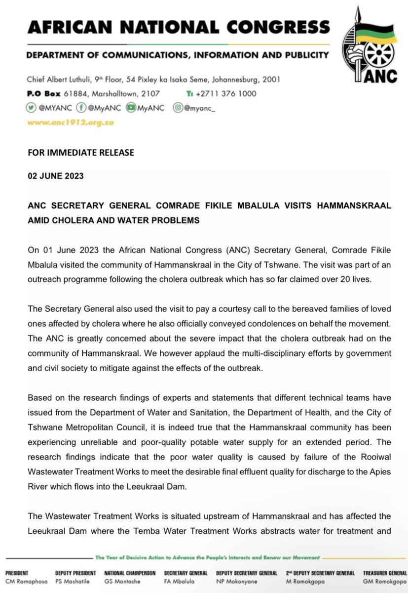 ANC SECRETARY GENERAL | Cde Mbalula on Twitter: "ANC SECRETARY GENERAL COMRADE FIKILE MBALULA ...