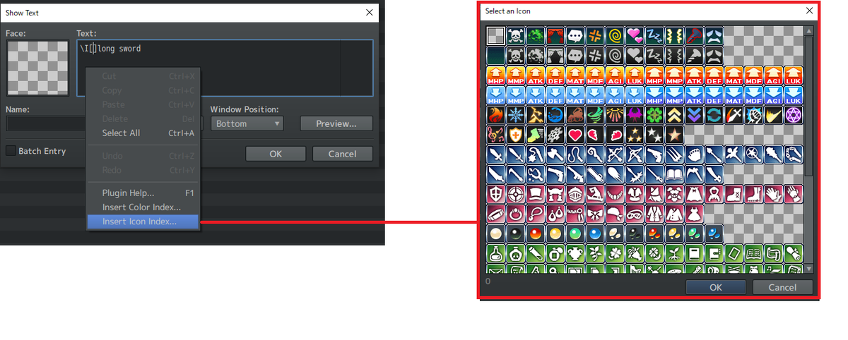 RPGMakerSeries on Twitter: "RPG Maker MZ Tips Right-click "Insert Icon Index" is useful for ...