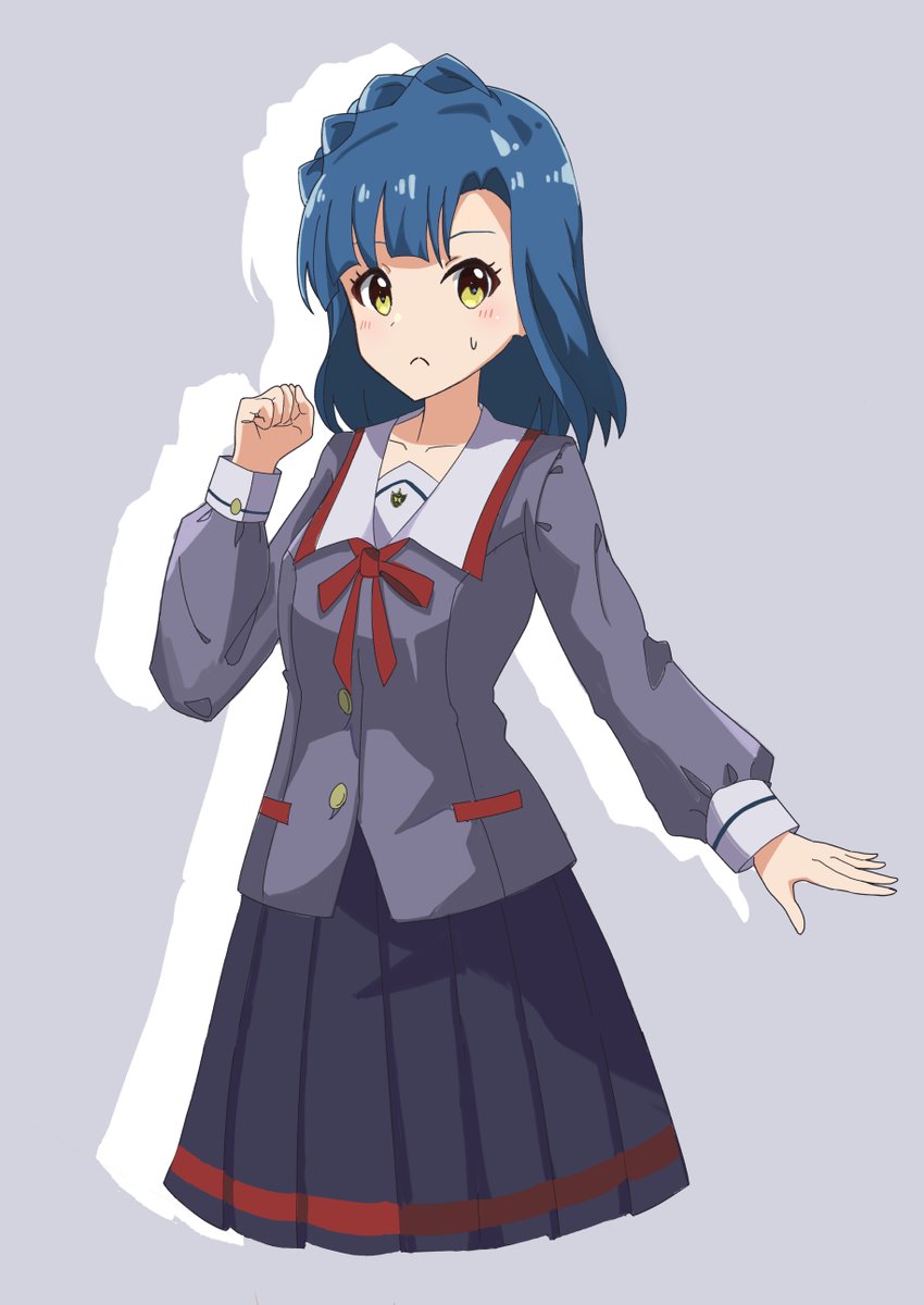 はぎp On Twitter 制服七尾百合子さん描きました! 垢作りたてなのでフォローしていただけると嬉しいです!! ミリシタ 七尾百合子 絵描きさんと繋がりたい