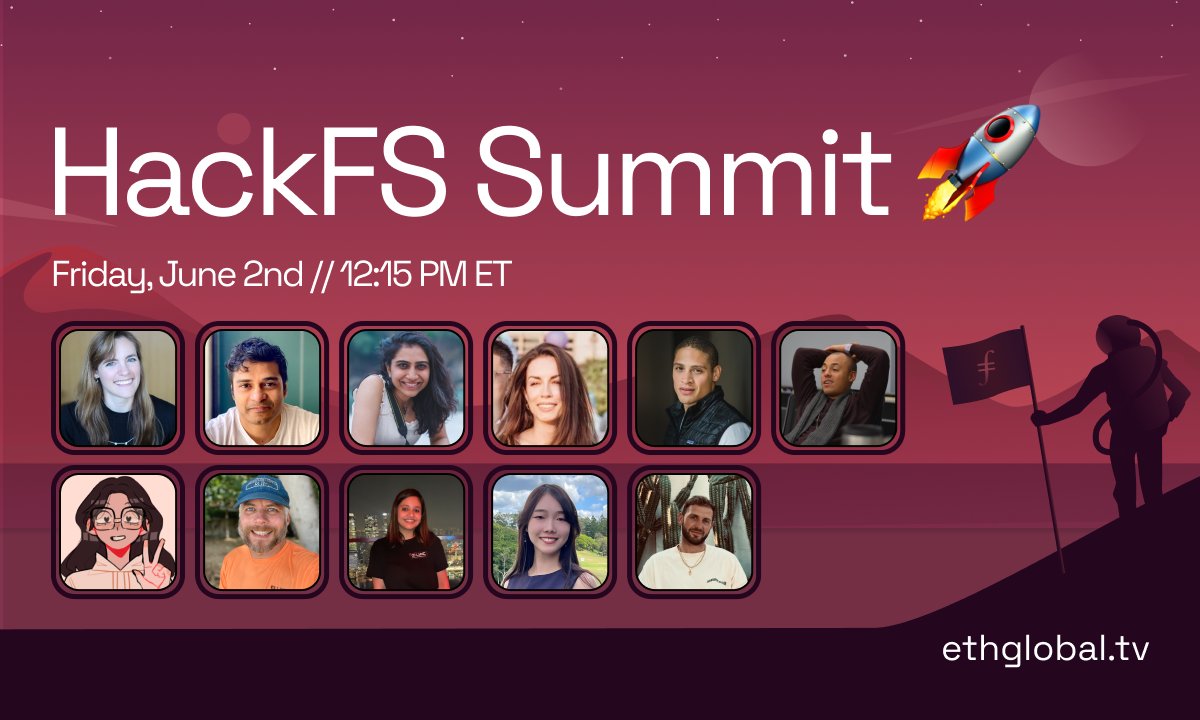 ETHGlobal on Twitter: "The #HackFS Summit 🚀 The HackFS Summit will feature some of the top ...