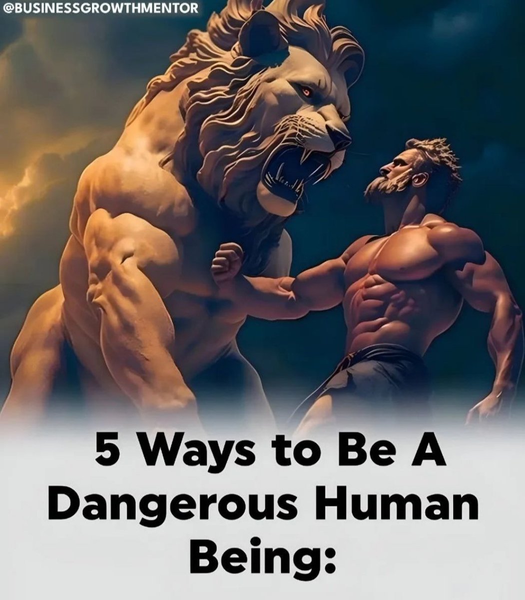 5 Ways To Be A Dangerous Human Being: - Thread from Michael ...