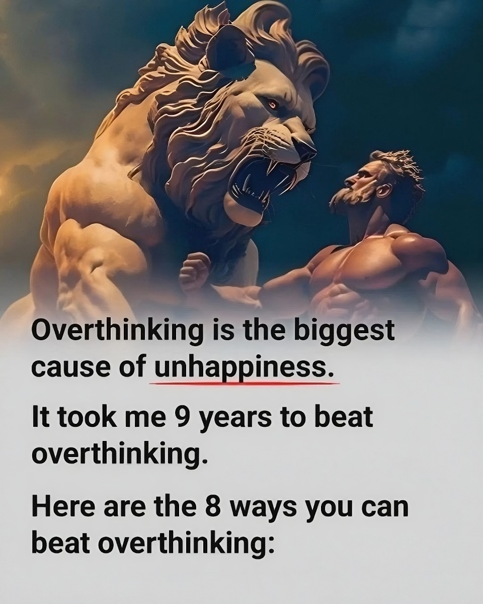 IF YOU STRUGGLE WITH OVER-THINKING, Here are some things that can help ...