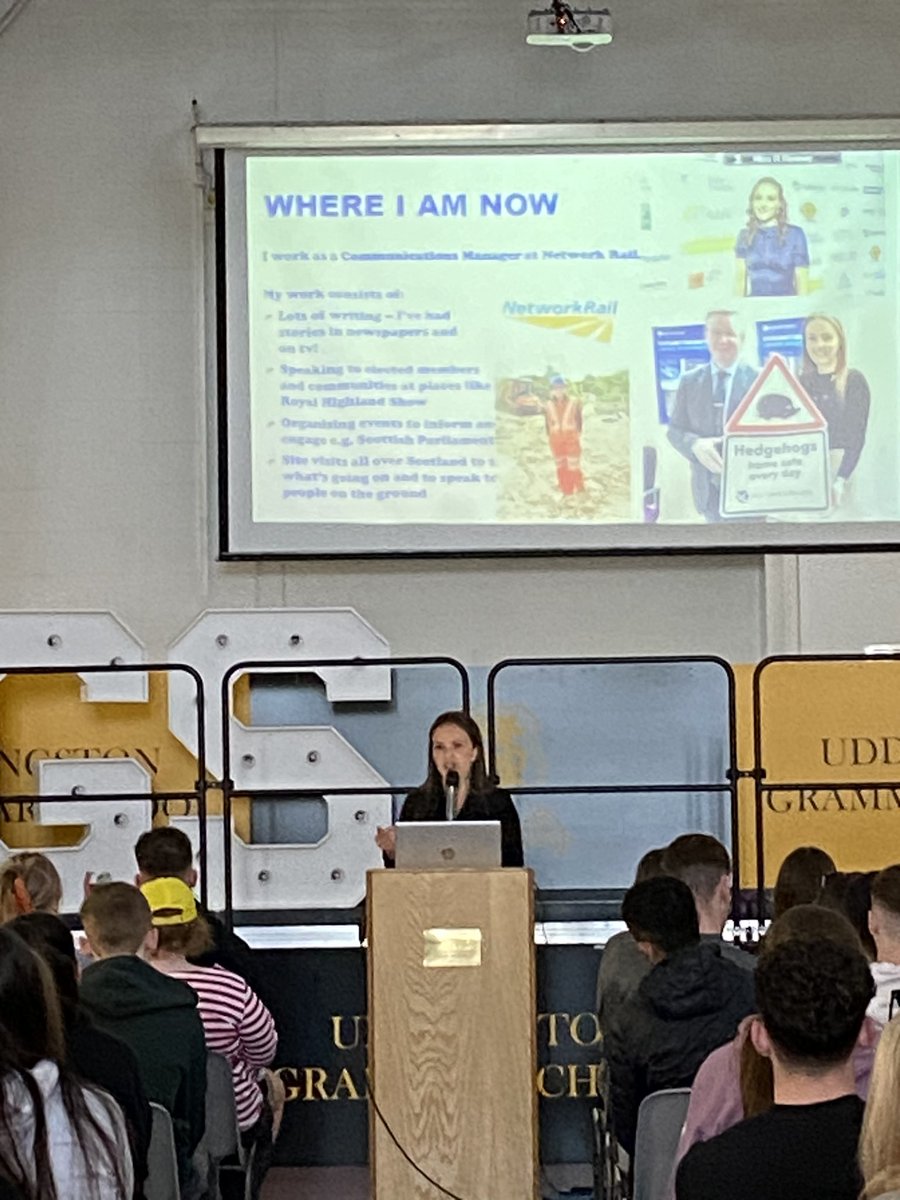 Network Rail Scotland on Twitter: "RT @S3UGS1: S6 induction today - blown away by talk by former ...