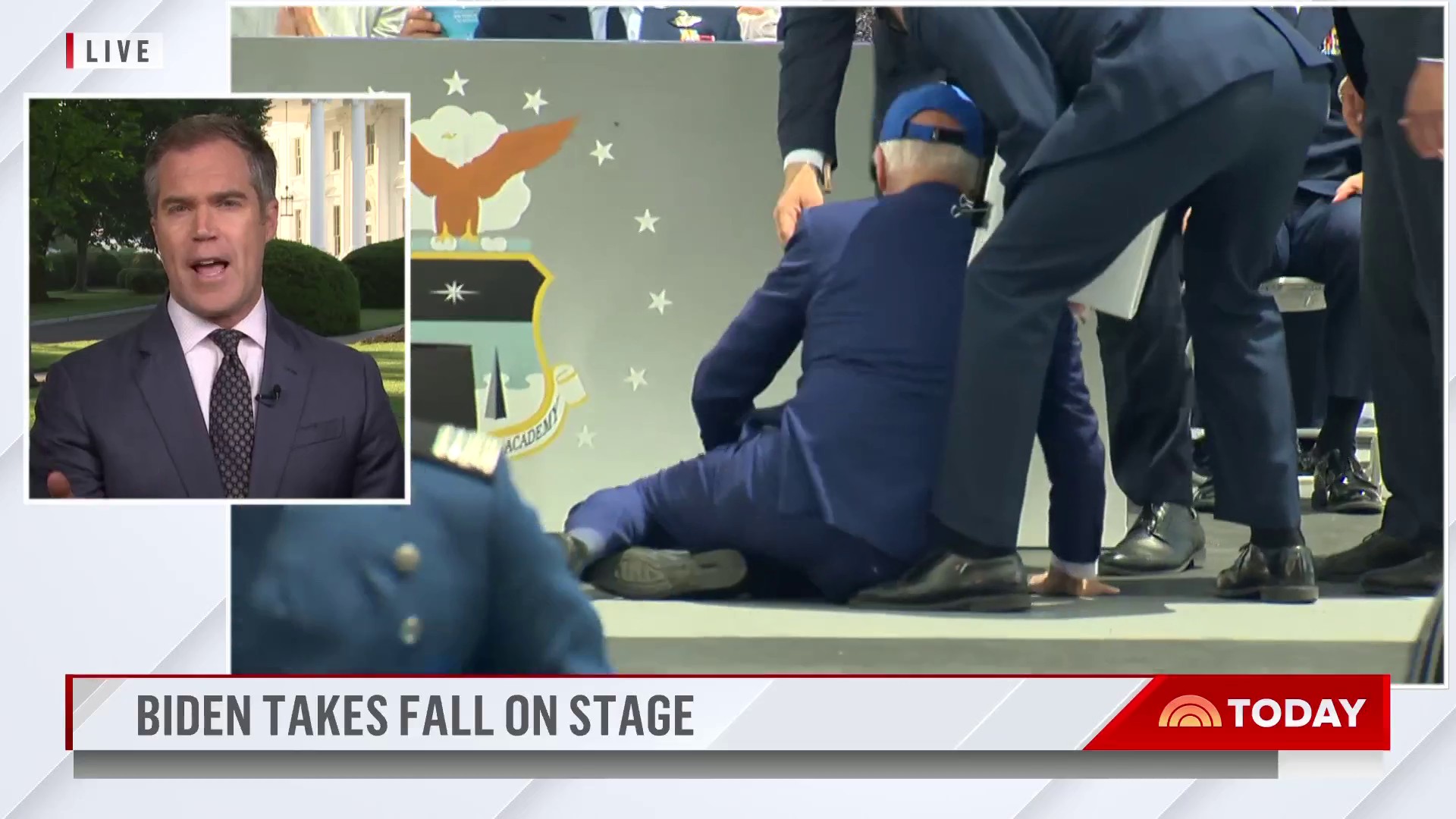 Today On Twitter President Biden Tripped And Fell At An Event