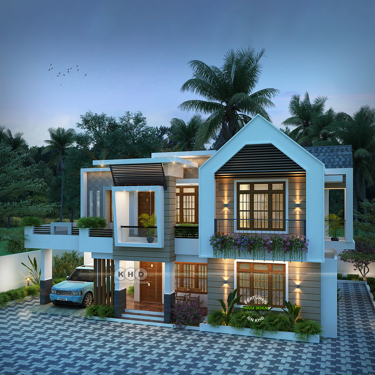 Modern House Design Kerala 2670 Sq Ft Modern Home Design