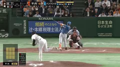 DRAMATIC BASEBALL 2023 on Twitter: "#セ・パ交流戦 【#巨人×#日本ハム】 ／ 8回表 日本ハム #ハンソン 選手 今季第2号ホームラン！ \ ただいま ...