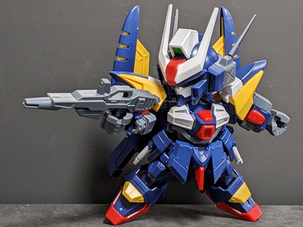 ちぇりのわ＠プラモラボ on Twitter: "胴が長すぎるSDフレームと脚が長すぎるCSフレームのいいとこ取りでプロポーション調整してみたSDCSトルネードガンダム。 腕と脛の下半分をSD ...