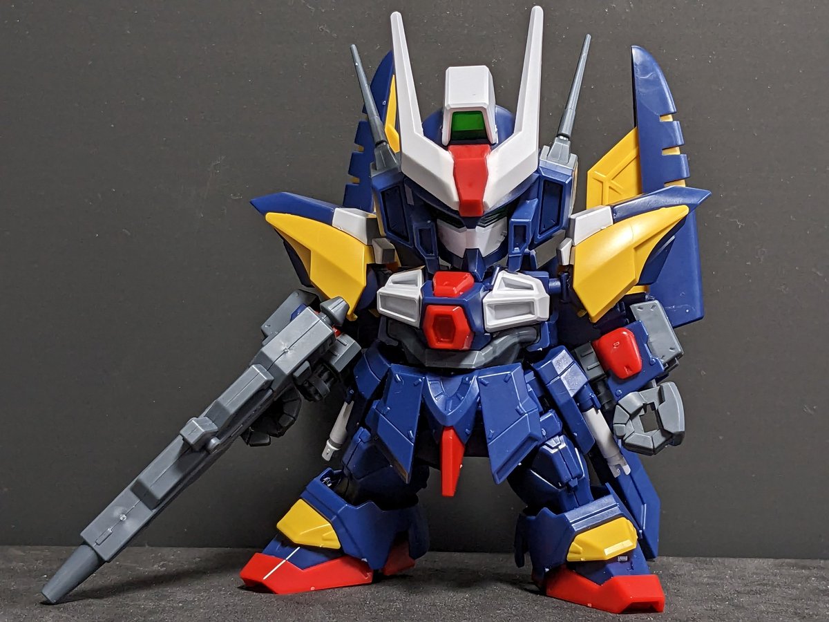 ちぇりのわ＠プラモラボ on Twitter: "胴が長すぎるSDフレームと脚が長すぎるCSフレームのいいとこ取りでプロポーション調整してみたSDCSトルネードガンダム。 腕と脛の下半分をSD ...