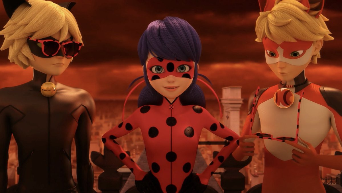 Cassandra on Twitter: "Ladybug is very happy to have two "partners" 😅 ...