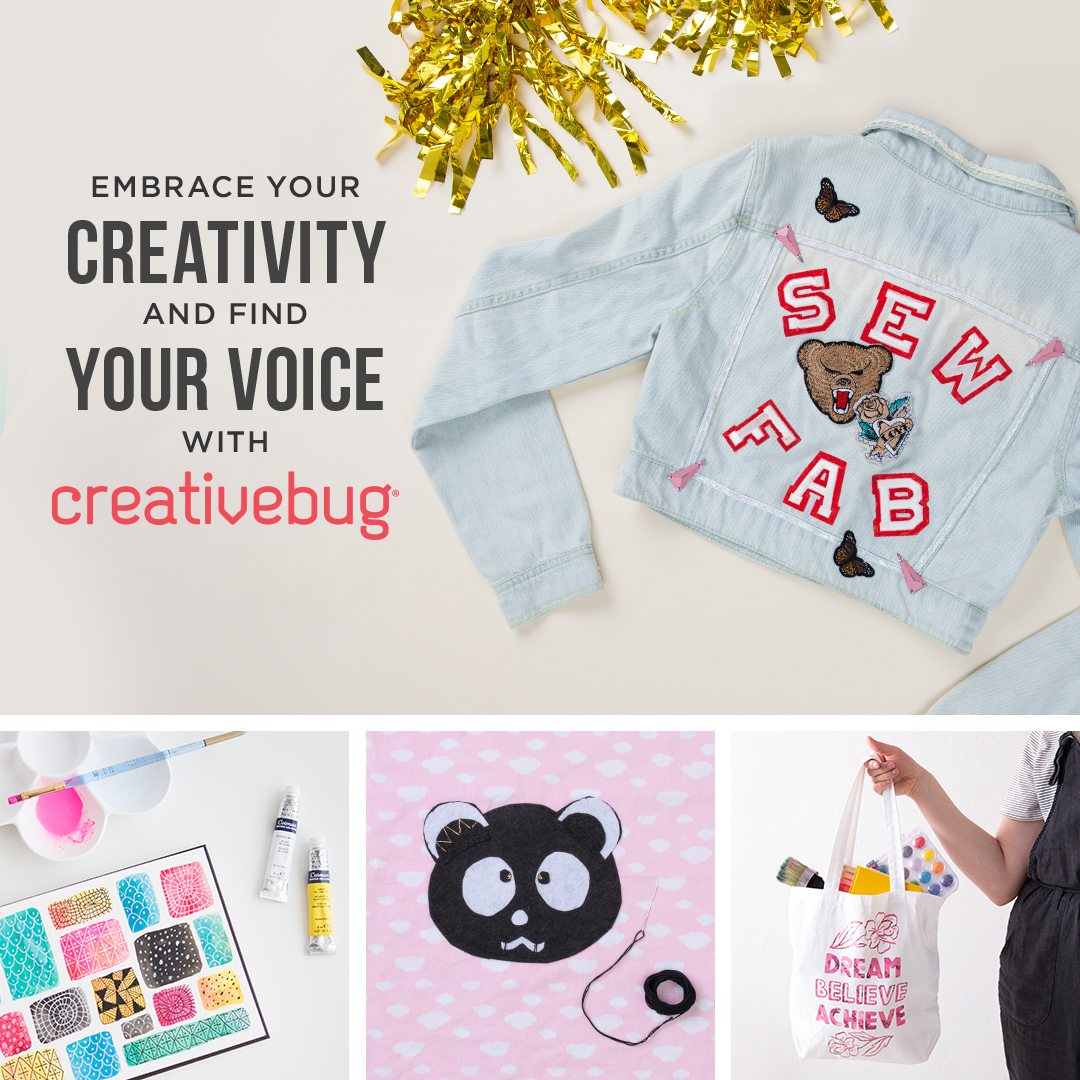 Akron-Summit County Public Library on Twitter: "Experience the joy of making! Creativebug offers ...