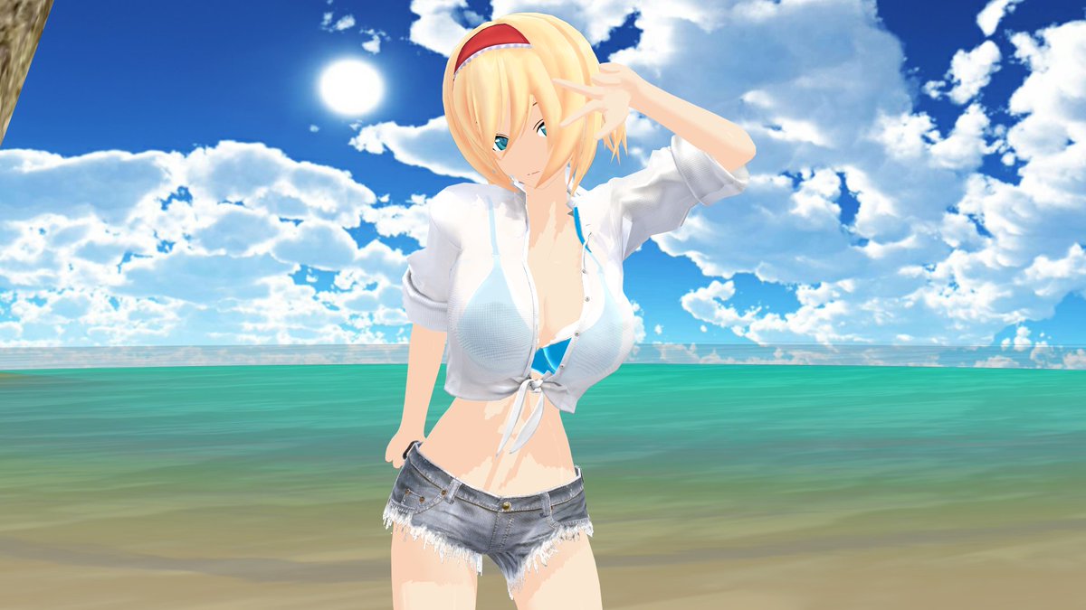 ブレスト on Twitter: "RT @Osakano_ossan: お題 アリス、ショートジーンズ改造ほぼ完了 お借りした物 MMD 樋口M様 スカイドーム 怪獣対若大将P様 バトーキン ...