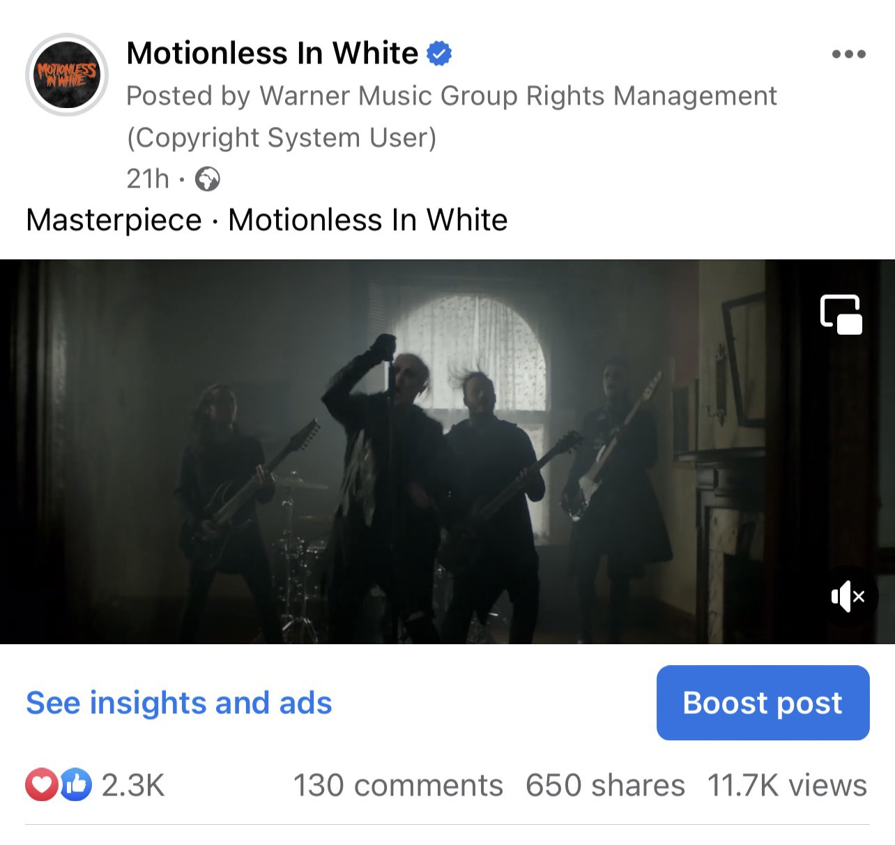 Motionless In White Meme