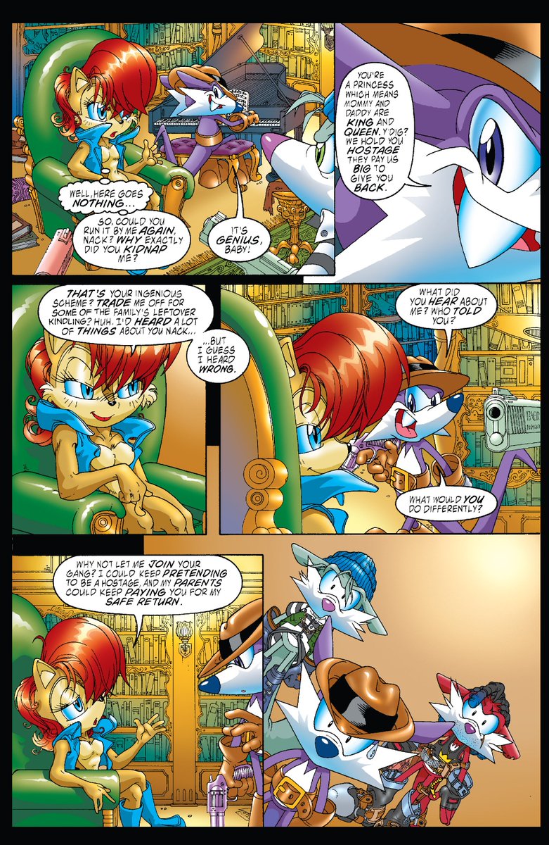 Daily Sally Acorn On Twitter Daily Reminder Of Sallys Im Her Moment In Issue 123 By Karl