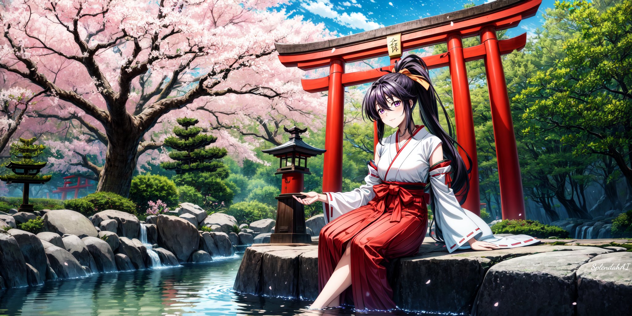 Akeno Himejima Wallpaper