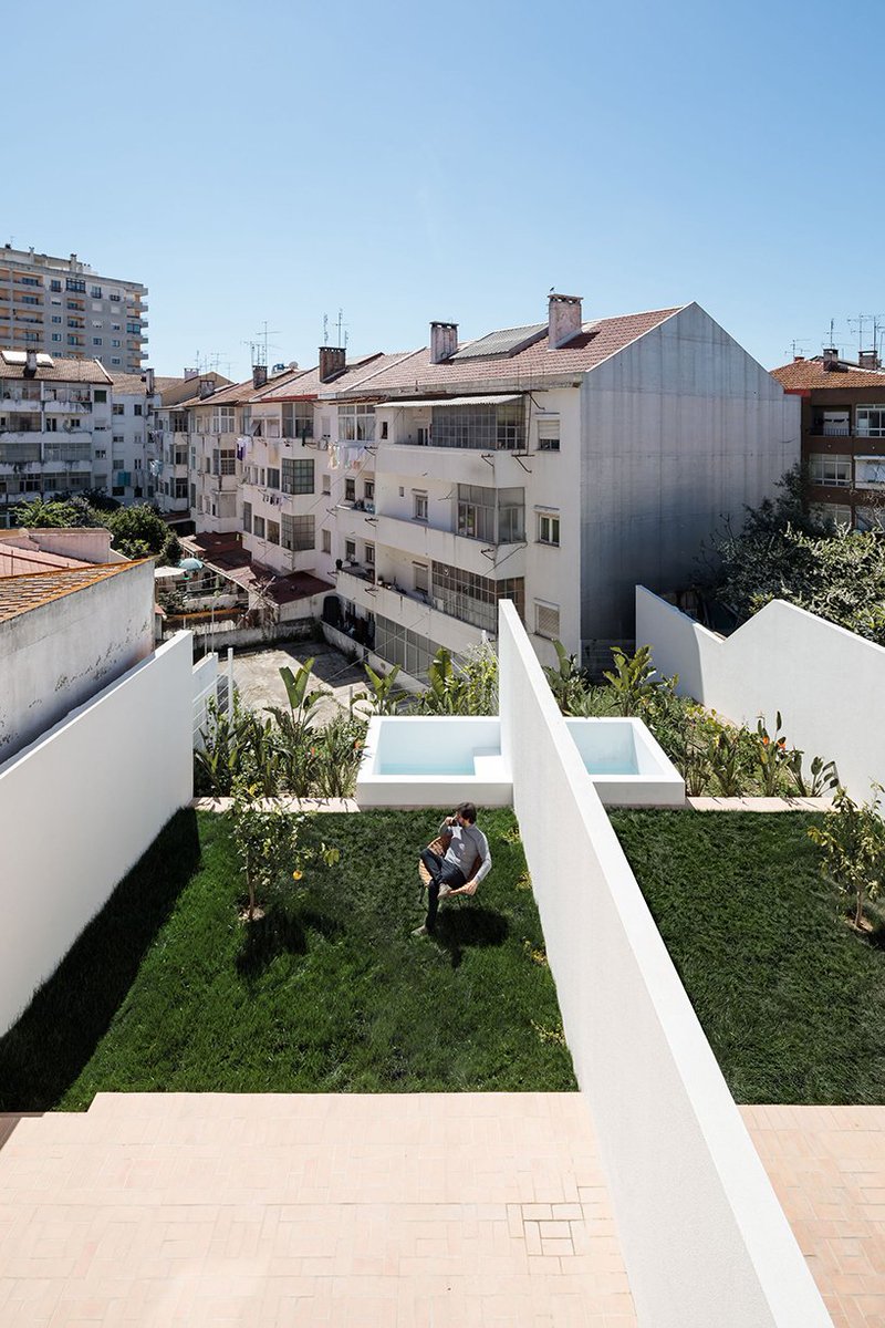 designboom on Twitter: "lioz arquitectura revives historic homes in portugal with contemporary ...