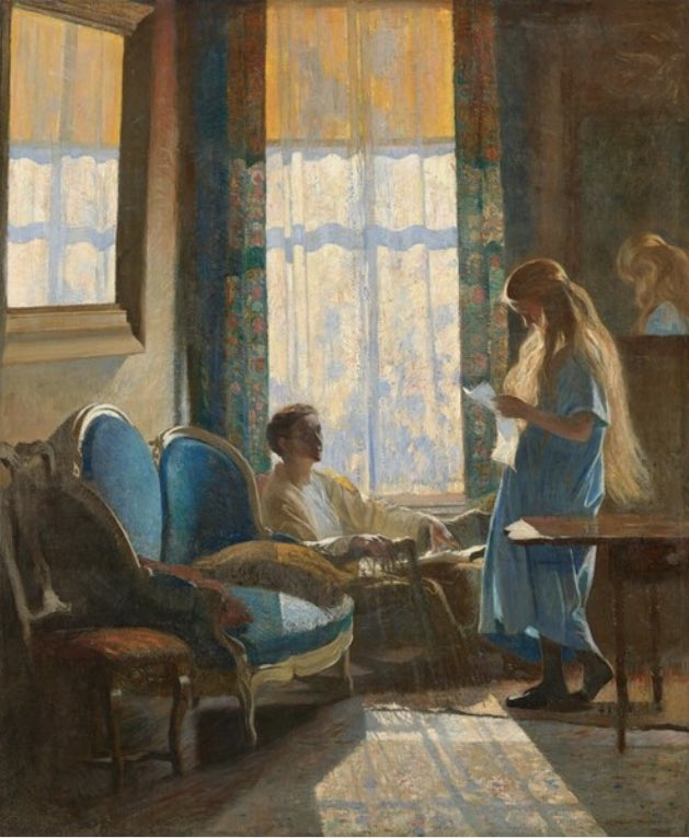 Lillian on Twitter: "Daniel Garber (1880-1958)was a prominent American impressionist painter ...