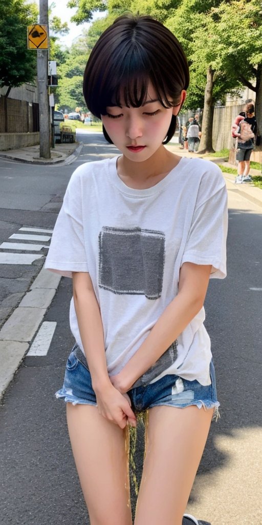 FIVE@AI omo/pee on Twitter: "English below AI画像生成でおもらしコンテンツを作成しております。 DMもしくはリプライでリクエストもお待ちしております ...