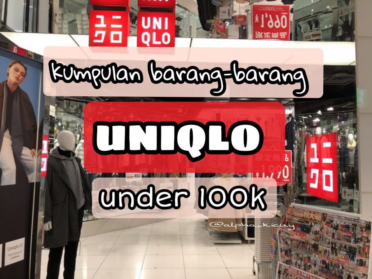 Some Recom on Twitter: "RT @coekisss: Kumpulan Barang-barang UNIQLO Discount Guide ! --A THREAD