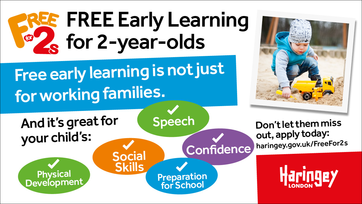 Haringey Council on Twitter: "FREE Early Learning isn't just for ...