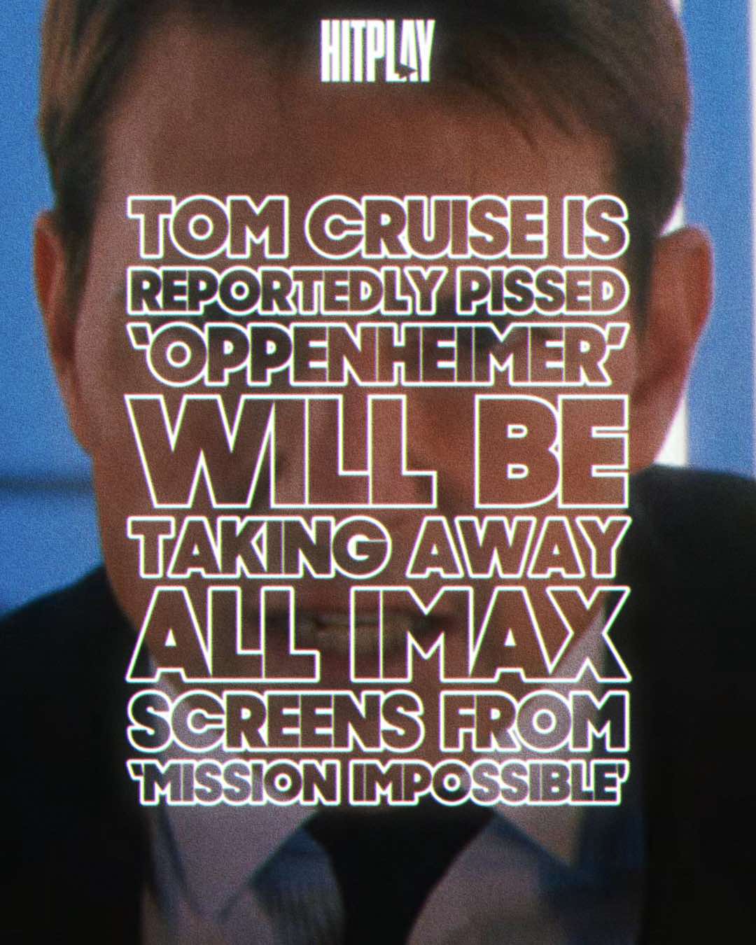 HITPLAY - Movies and Shows Curated by Filmmakers on Twitter: "Tom Cruise V Nolan: IMAX screen ...