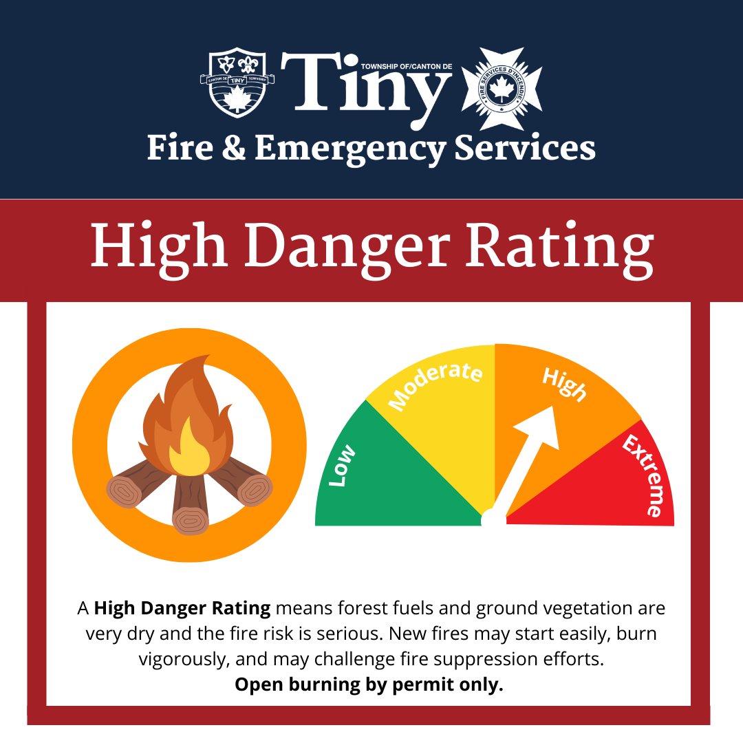 Township Of Tiny On Twitter Please Be Advised That The Current Fire township-of-tiny-on-twitter-please-be-advised-that-the-current-fire