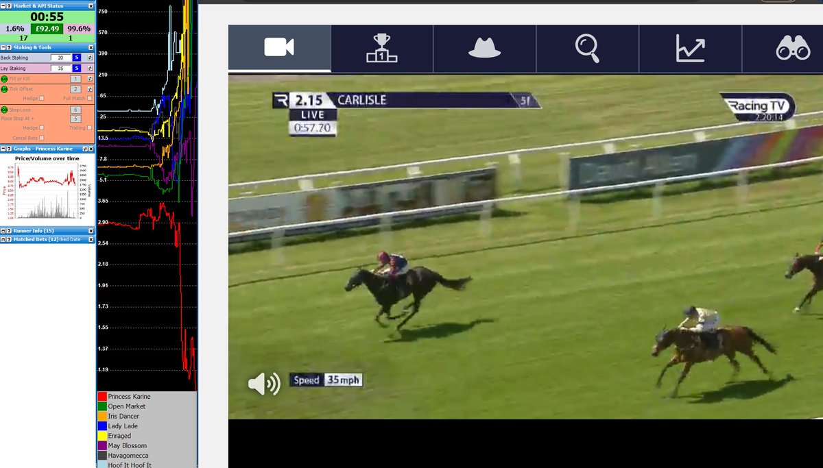 Carl - InPlay Horse Racing Trader on Twitter: "Increased my max daily exposure from £250 to £320 ...